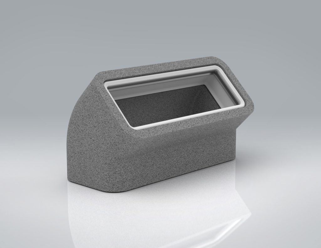 Thermal 204x60mm Rectangular Vertical 45° Bend with Female Click & Lock ...