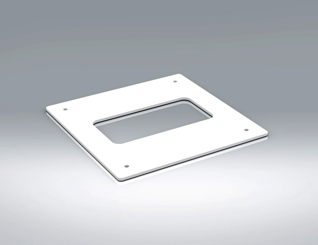 110x54mm Rectangular Wall Plate – Verplas | A Breath of Fresh Air