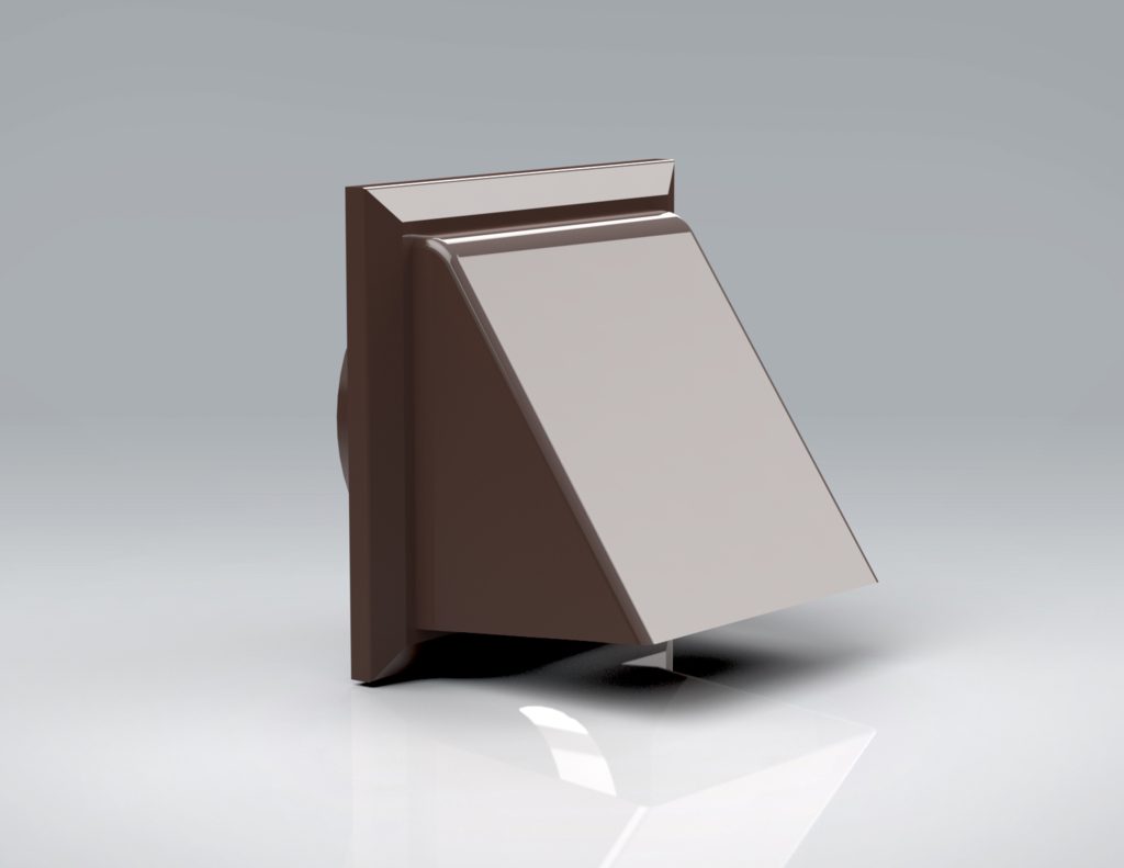150mm Cowl Vent with Non-Return Flap in Various Colours