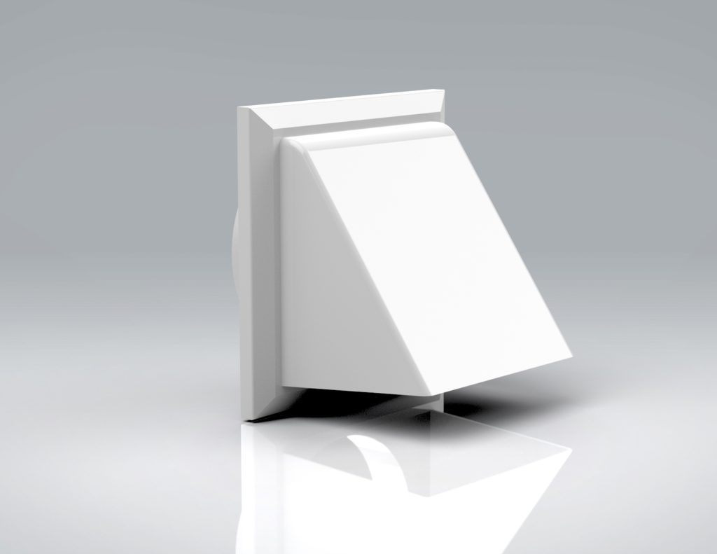 150mm Cowl Vent with Non-Return Flap in Various Colours