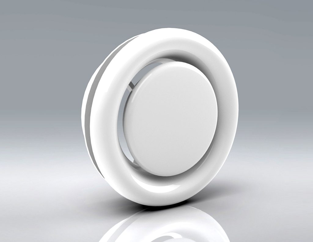 200mm Round Plastic Ceiling Valve – Verplas | A Breath of Fresh Air