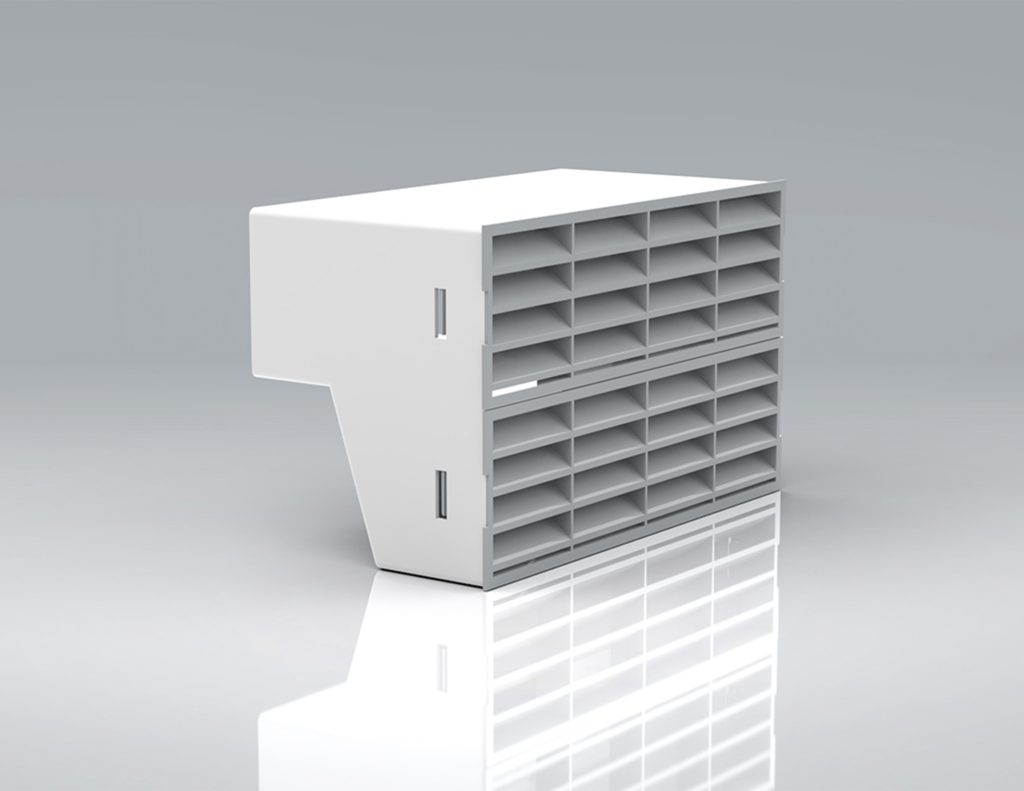 204x60mm Double Airbrick Adaptor with Grilles – Verplas | A Breath of ...