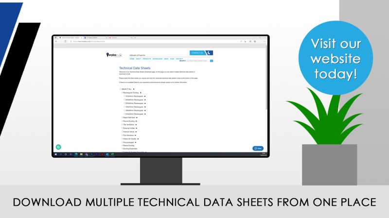 Technical Data Sheet Download Page – Verplas | A Breath of Fresh Air
